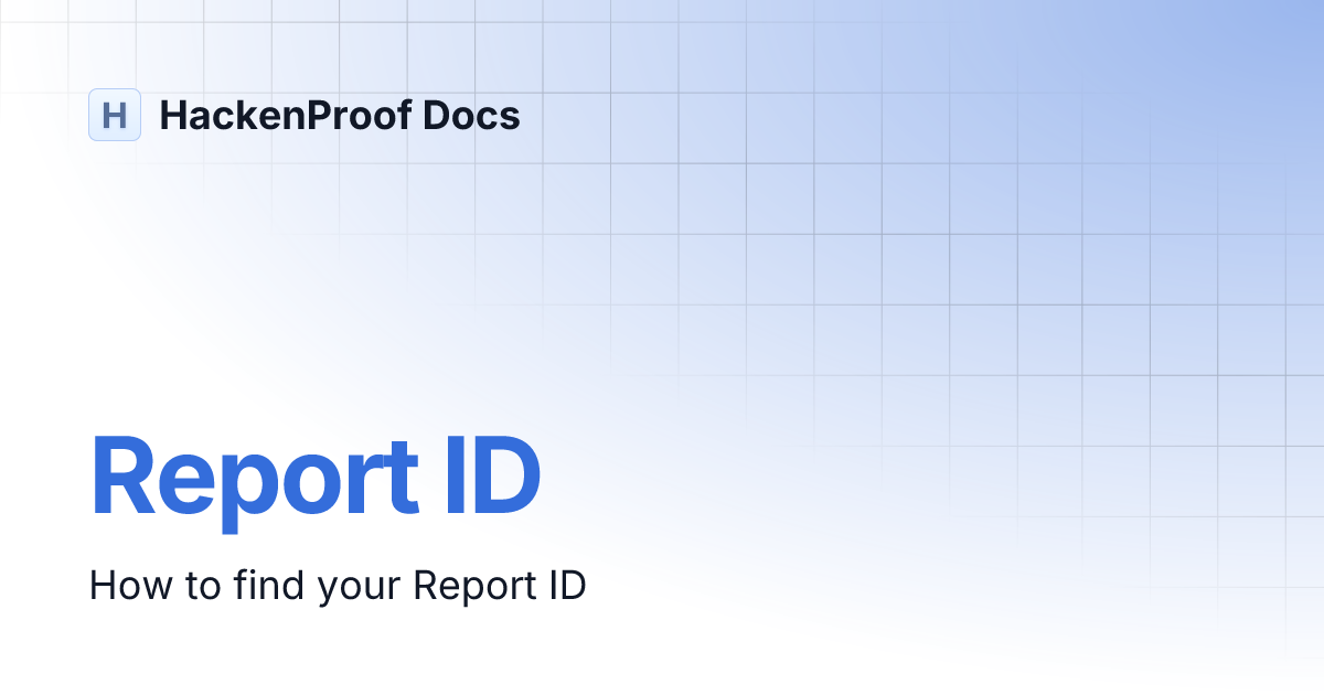 Report ID | HackenProof Docs